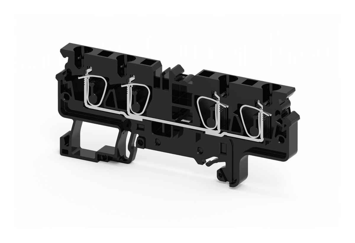 CX4/4BK | Multi-connection Terminal Blocks | Connectwell Industries